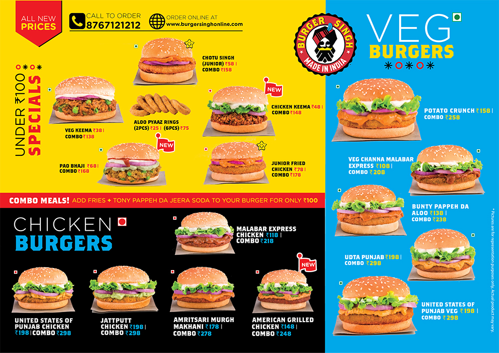 Burger Singh, Nagpur, Pune, Delhi NCR, Ludhiana, Dehradun || Get Burger ...